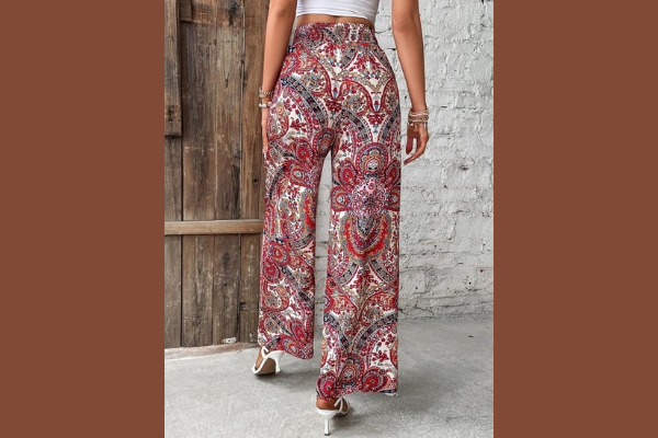 Uptawk eStore | Elastic Waist Wide-Leg Pants